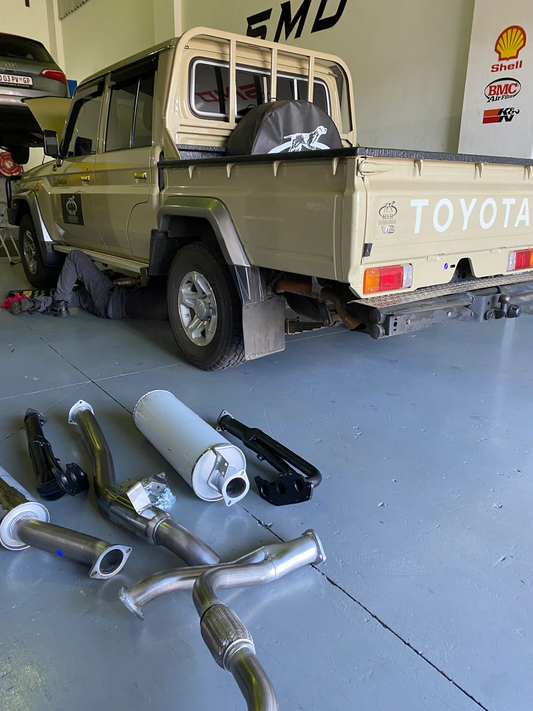 Toyota Landcruiser LC79 Series V6 Vvti Full Exhaust System & Branches ...